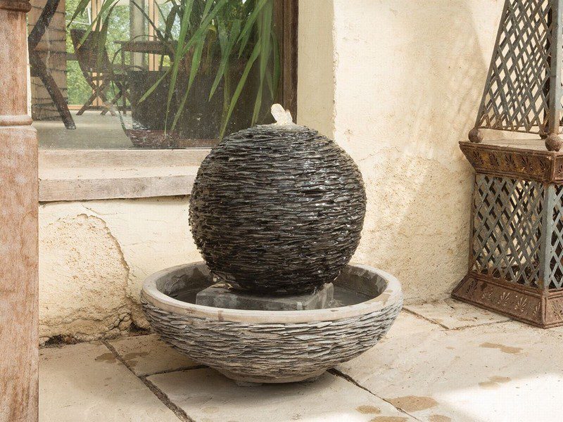 Medium Lagoon Slate Water Feature - Raglan Garden Centre