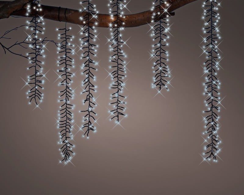 480L LED cascade chaser effect outd Cool Wht - Raglan Garden Centre